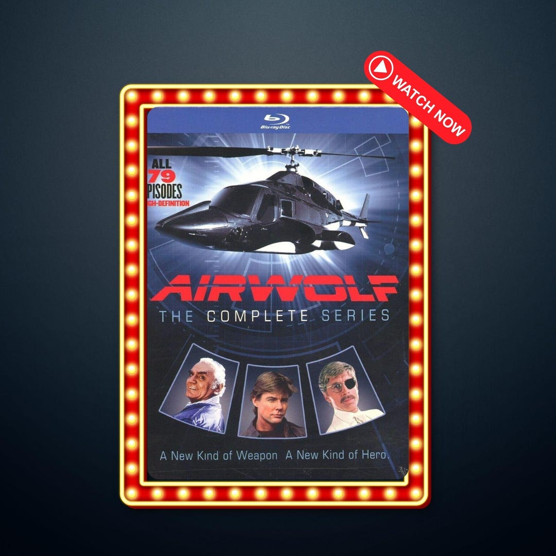 Airwolf Complete Series - 1984-1987 - All Seasons - Digital Collection - DVD Quality - Etsy