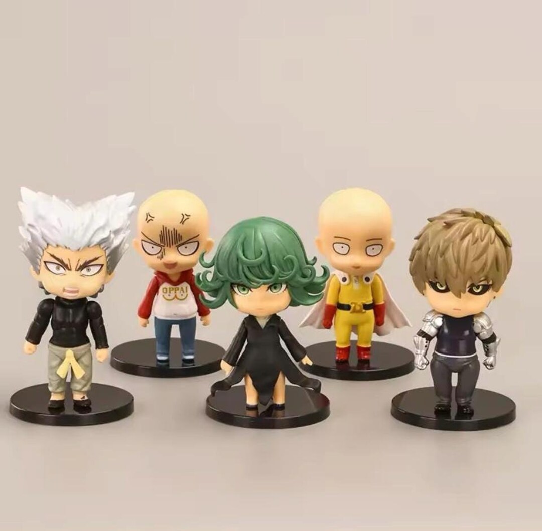 One Punch Man Figure - Saitama Mini Set / 8cm - Etsy
