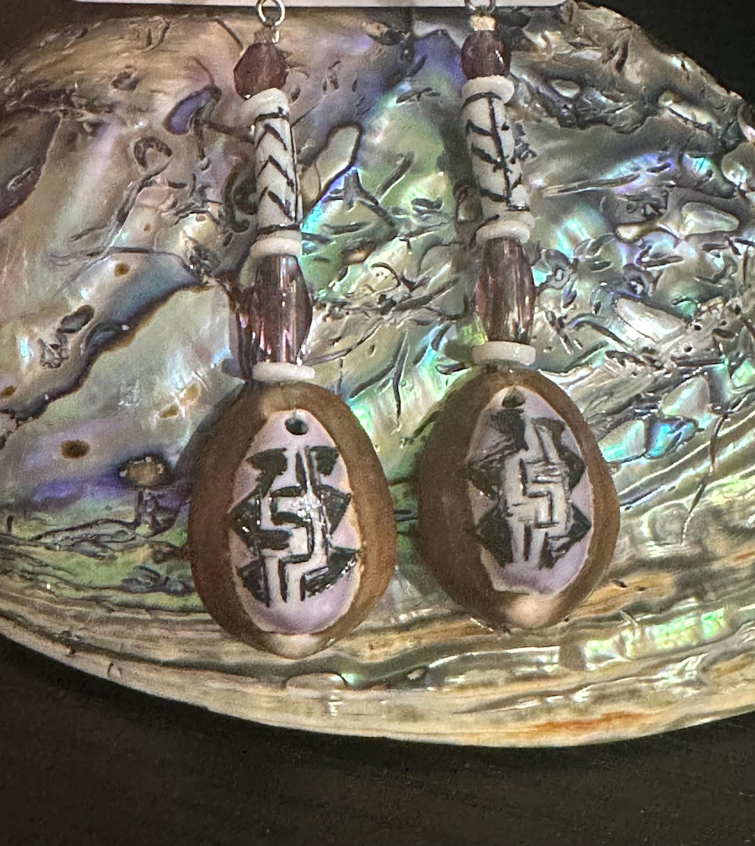 Native American Dentalium and Incised Cowry Shells; Hupa/yurok Style - Etsy