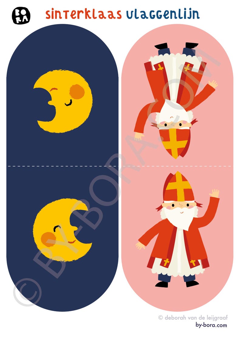 Sinterklaas Bunting Printable PDF - Etsy