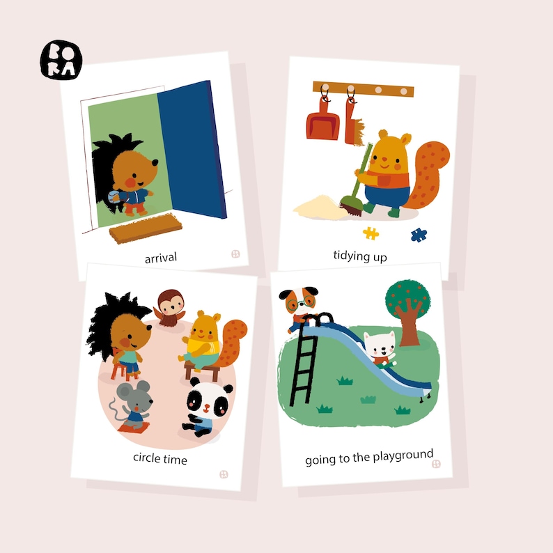 Daily Routine Cards for Daycare - ENGLISH – PDF Download - Etsy