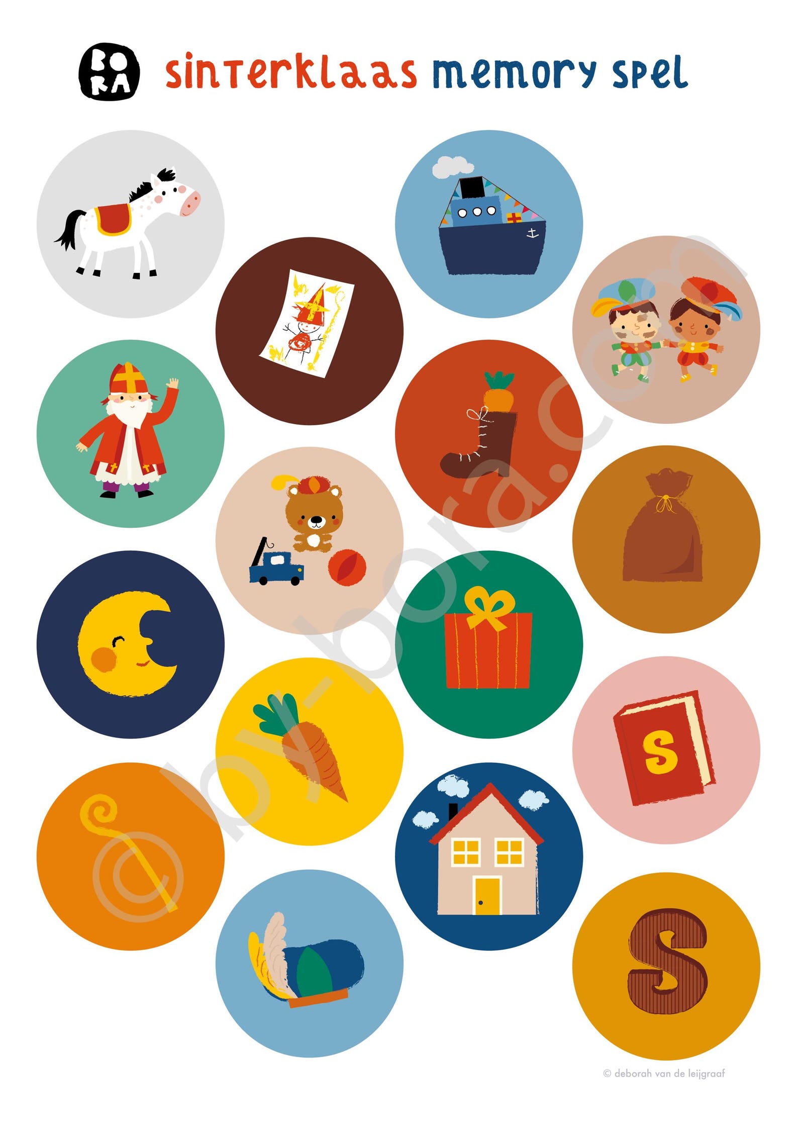 Sinterklaas Memory Game - Etsy