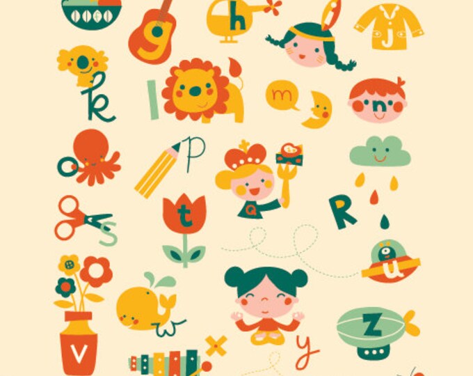 ABC Poster - Etsy