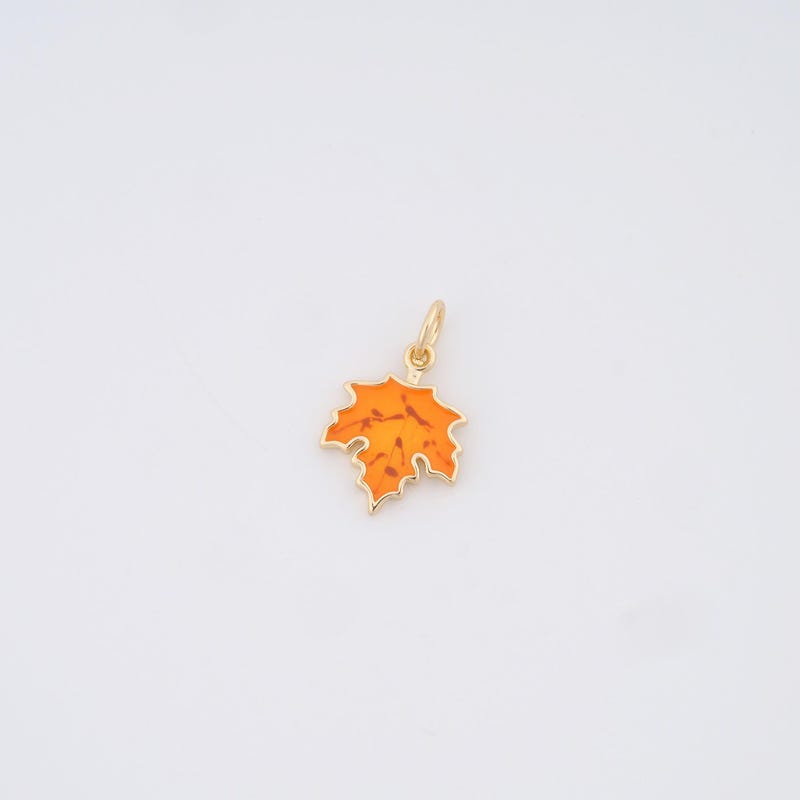 Maple Leaf Charm - Etsy