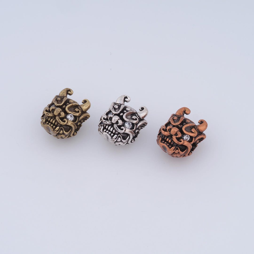 18K Gold Filled Mythical Beast Beads,mythical Beast Beads for DIY ...
