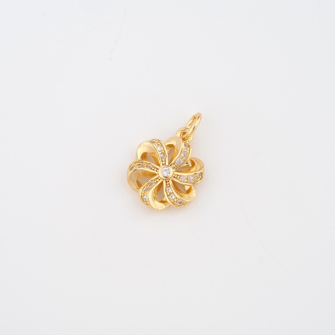 18K Gold Filled Hot Wheels Charms,micropavé CZ Hot Wheels Pendant for ...