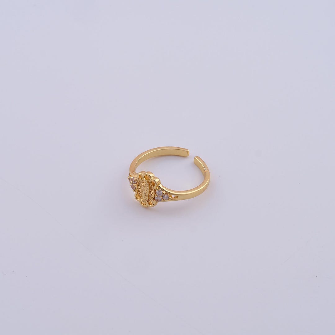 18K Gold Filled Open Rings,virgin Mary Rings Gift for Her - Etsy