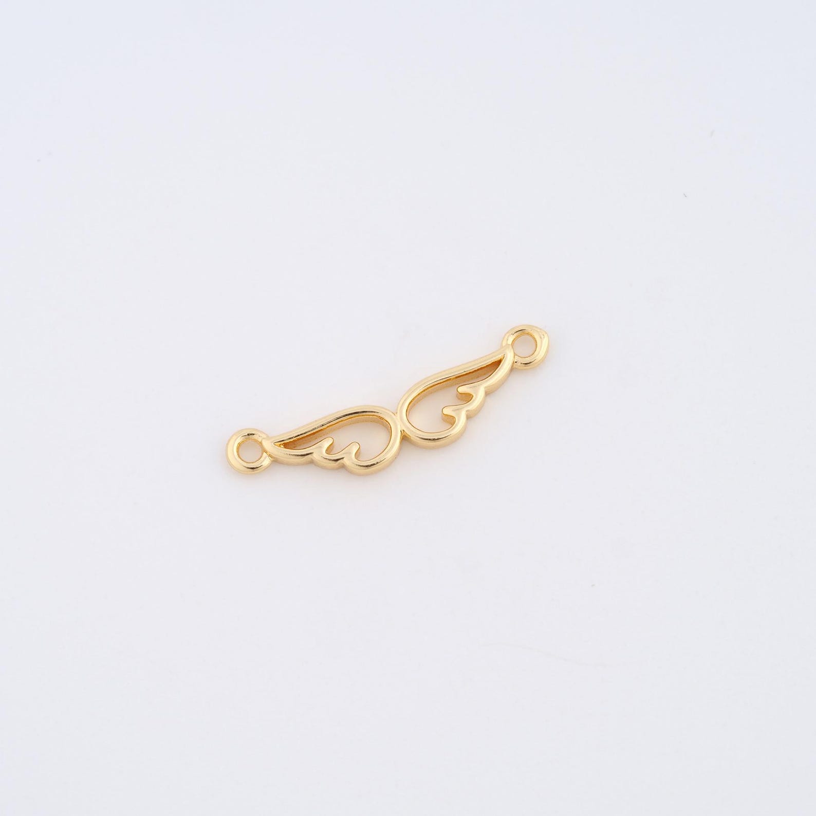 18K Gold Filled Angel Wings Connector,animal Wings Connector for DIY ...