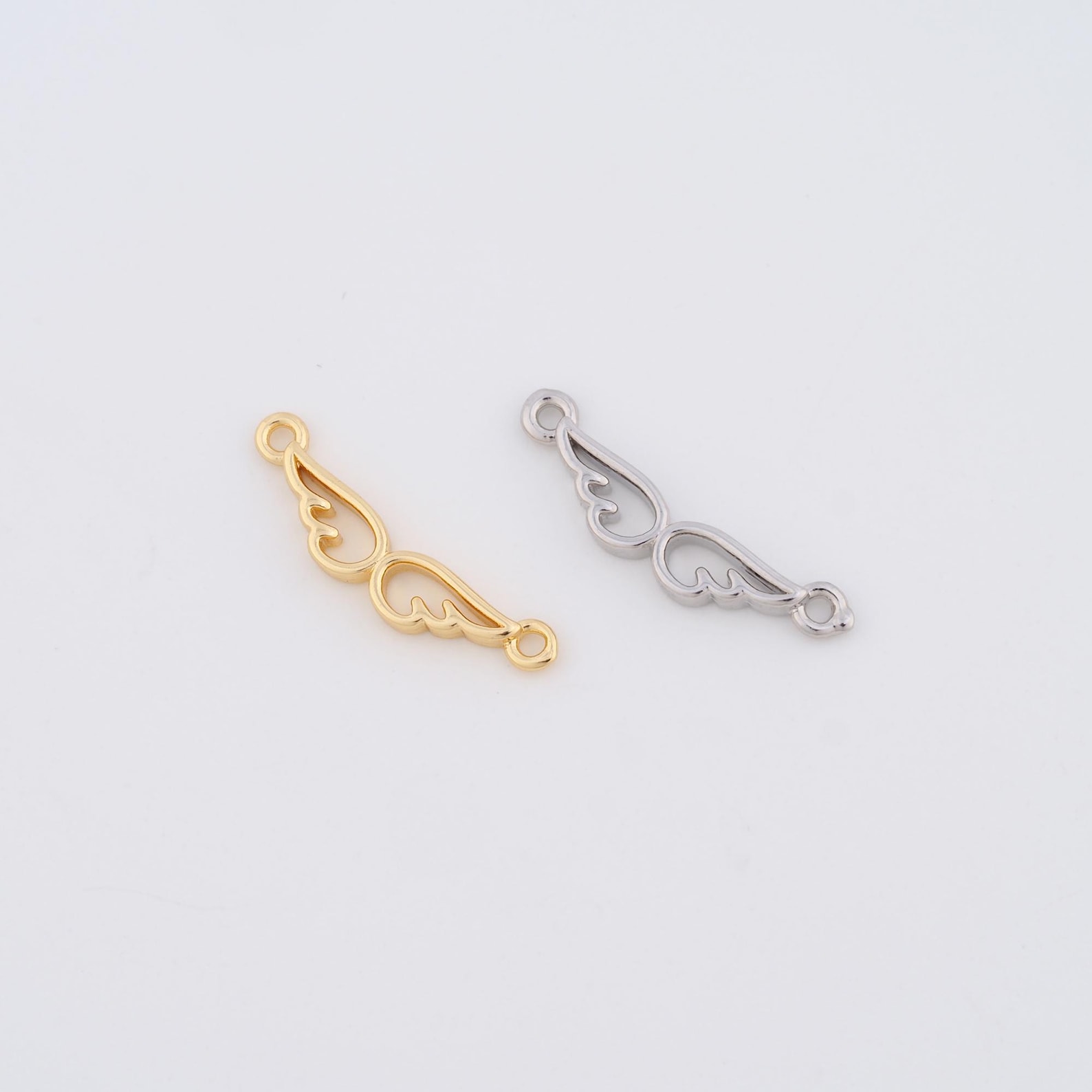 18K Gold Filled Angel Wings Connector,animal Wings Connector for DIY ...