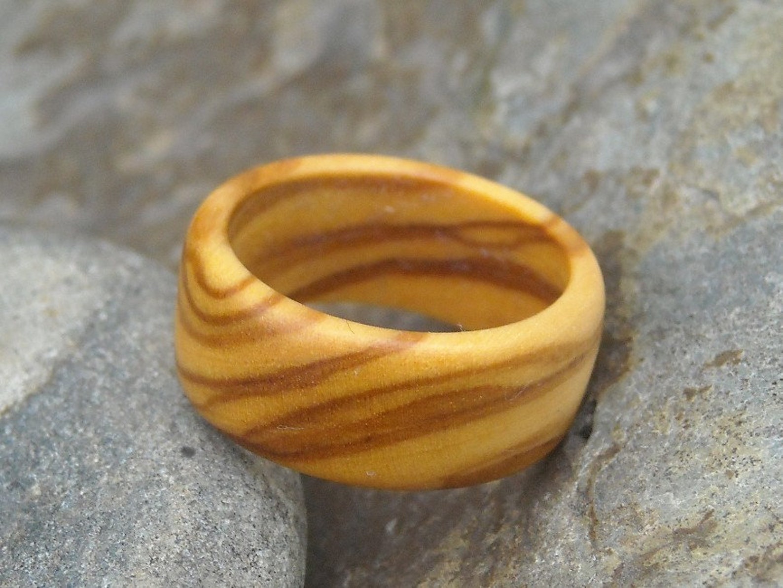 Ring Olive Wood Wooden Jewelry Engagement Ring Alentejoazul | Etsy