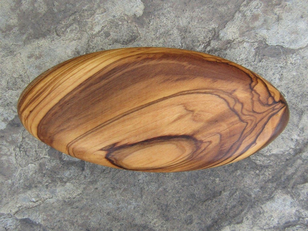 Barrette Olive Wood Hairpin Extra Large Hair Clip Clipper - Etsy