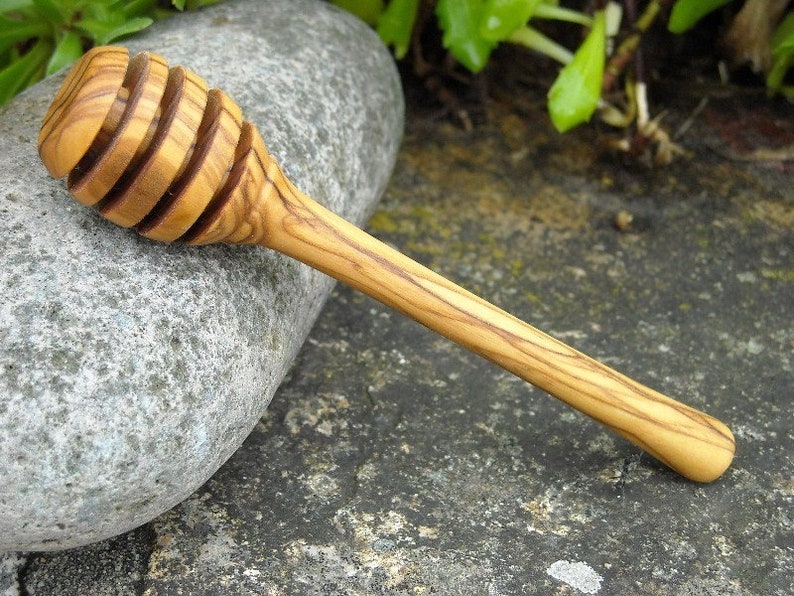 1 Honiglöffel Olivenholz Honigheber Holz Löffel Honig - Etsy.de