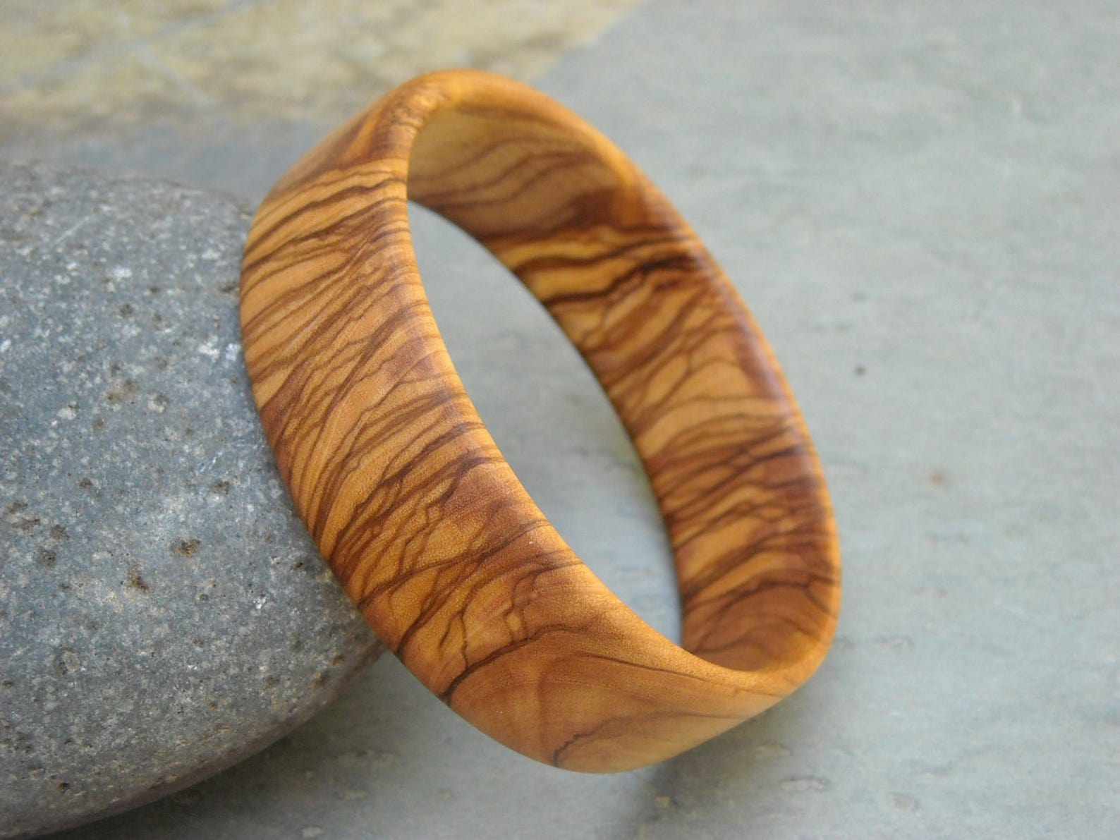 Bangle Olive Wood Bracelet Wooden Jewelry Alentejoazul ,olive Tree ...