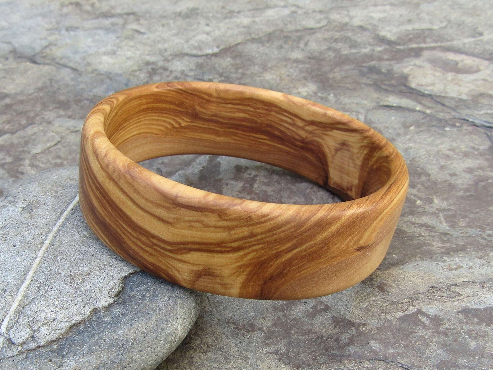 Bangle Olive Wood Bracelet Wooden Jewelry Alentejoazul ,olive Tree ...