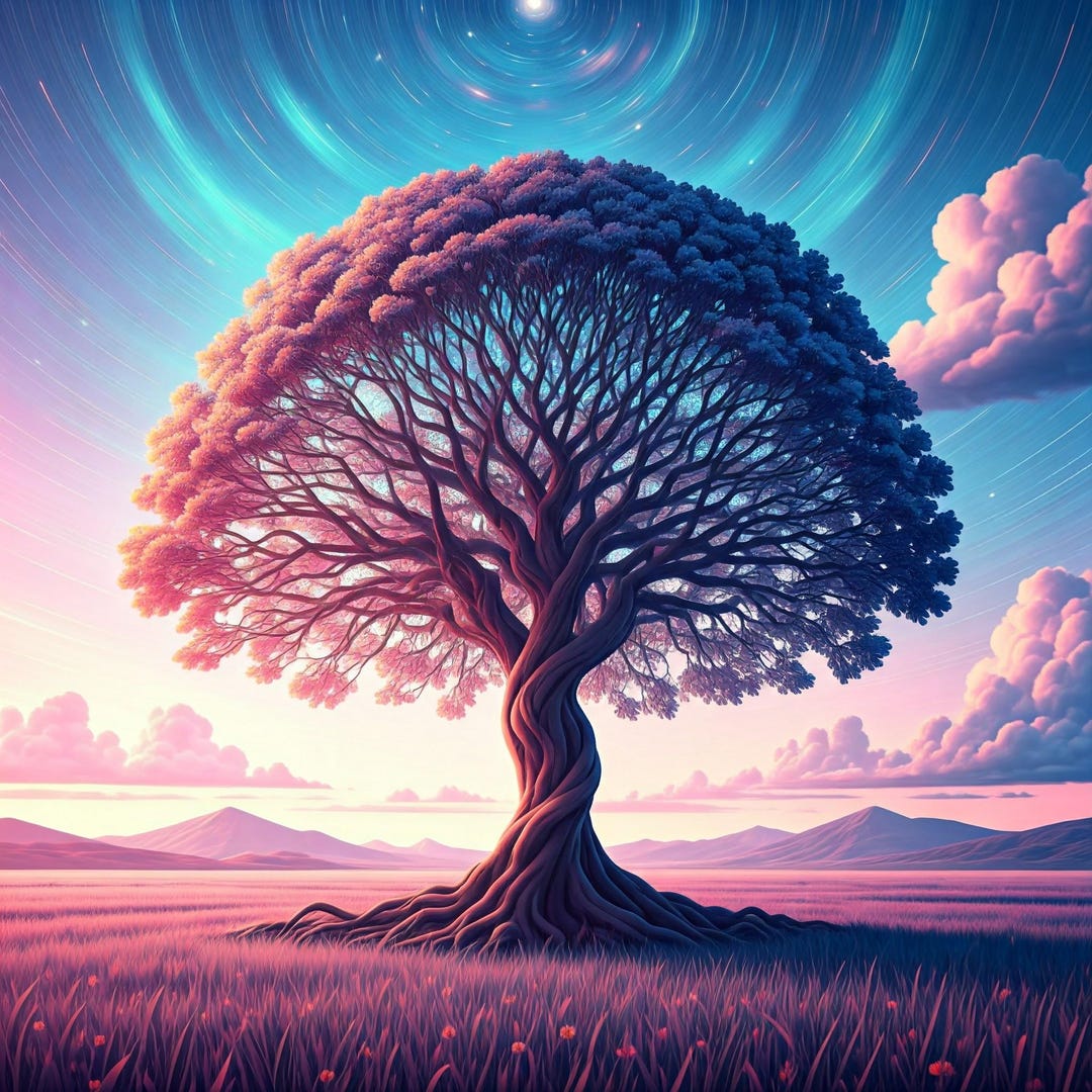 Celestial Trees - Etsy