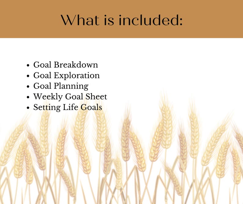 Goal Setting Bundle Printables, Planner Pack, Life Goals Tracker ...