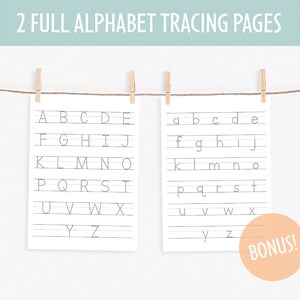 Alphabet Tracing Worksheets | Set of 28 Printable Letter Tracing Pages ...