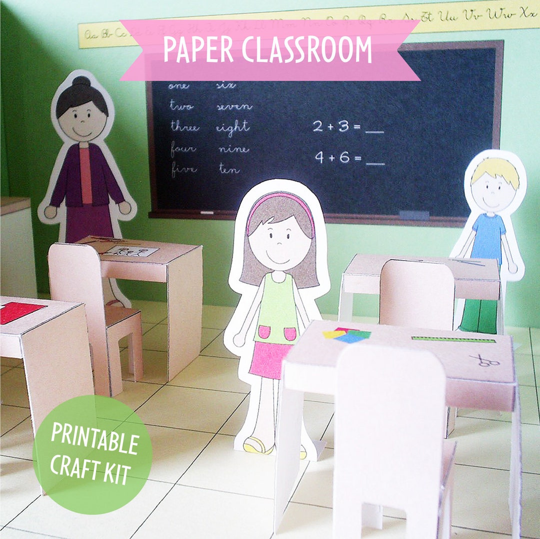 Printable Crafts for Kids | Paper Classroom | Digital Download | Gifts ...