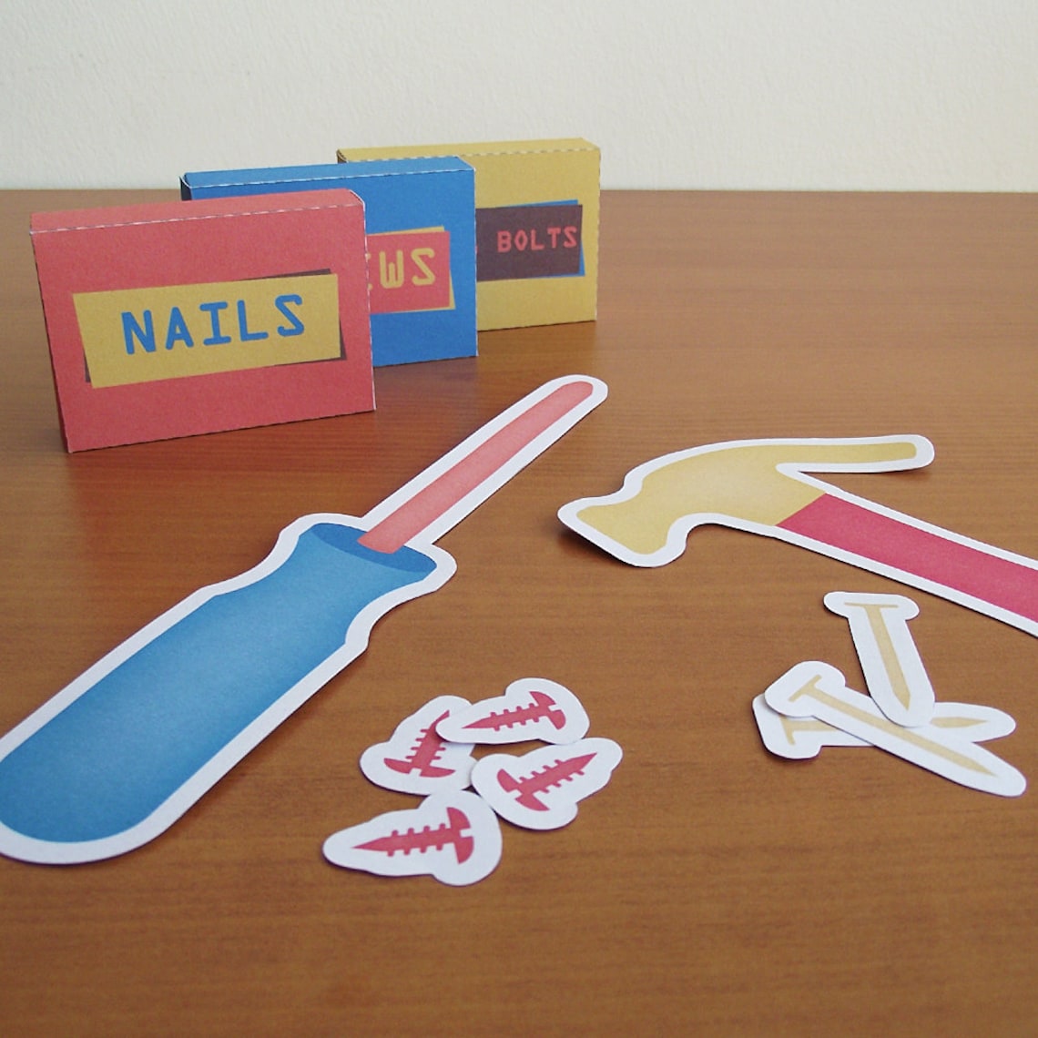 Printable Crafts for Kids | Paper Carpenter Kit | Digital Download ...
