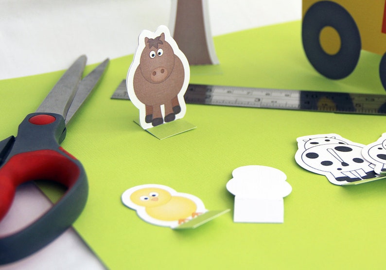 Craft Kits for Kids Paper Farm Digital Download Gifts for Kids - Etsy