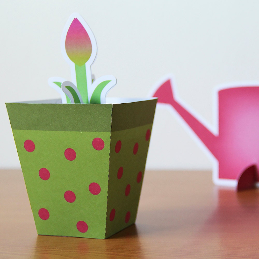 Craft Kits for Kids | Paper Gardening Set | Digital Download | Gifts ...