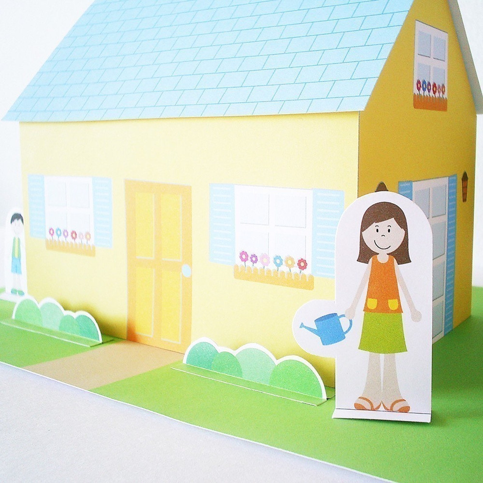 Printable Crafts for Kids | Papertown House and Ice Cream Shop ...