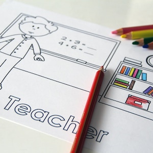 Printable Coloring Pages When I Grow Up - Etsy