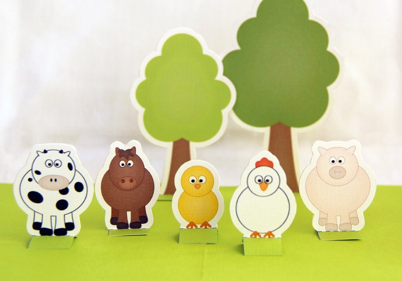 Craft Kits for Kids Paper Farm Digital Download Gifts for Kids - Etsy