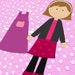 Printable Doll - Celia - PDF Paper Craft - Etsy