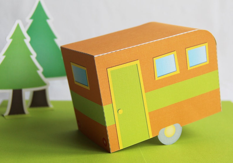 Craft Kits for Kids | Paper Camping Set | Digital Download | Gifts for ...