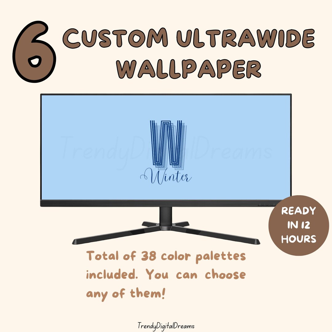 6 Custom Ultrawide Wallpaper Bundle (21:9), Aesthetic Desktop ...