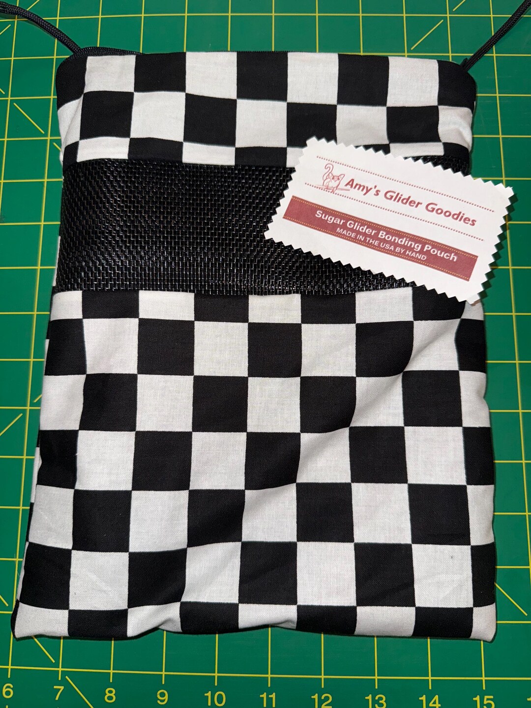 Checker Sugar Glider Bonding Pouch - Etsy