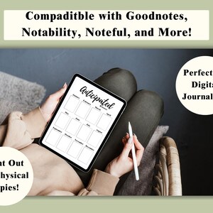 Digital Reading Journal Bundle for Goodnotes, Notability, Printing, and ...