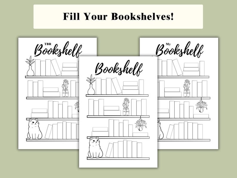 Digital Reading Journal Bundle for Goodnotes, Notability, Printing, and ...