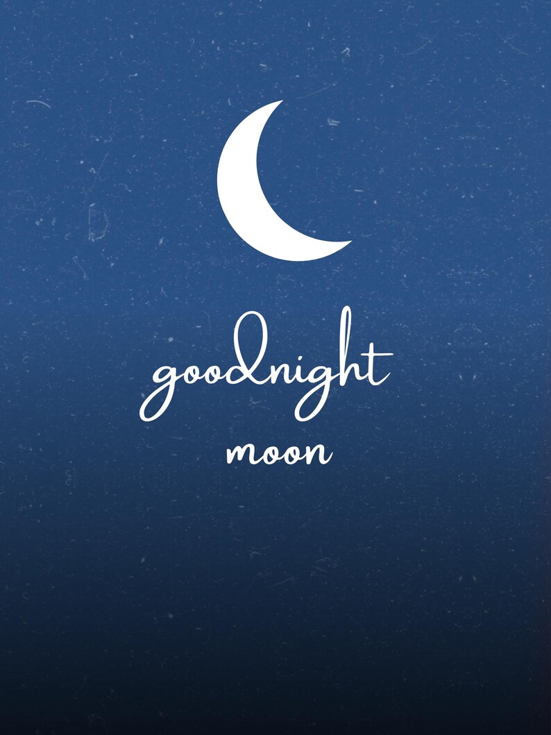 Goodnight Moon Print - Etsy
