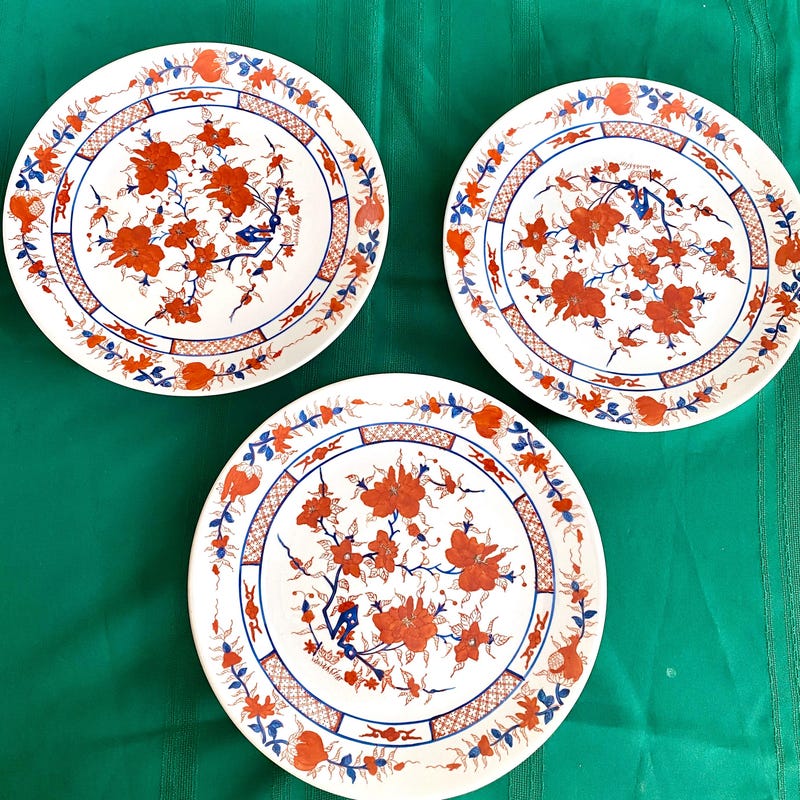 Old Imari Style Plates - Etsy