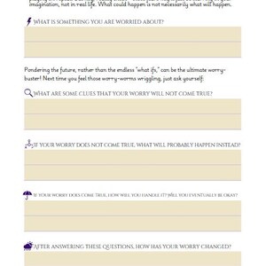 Thought Diffusion Workbook - Etsy