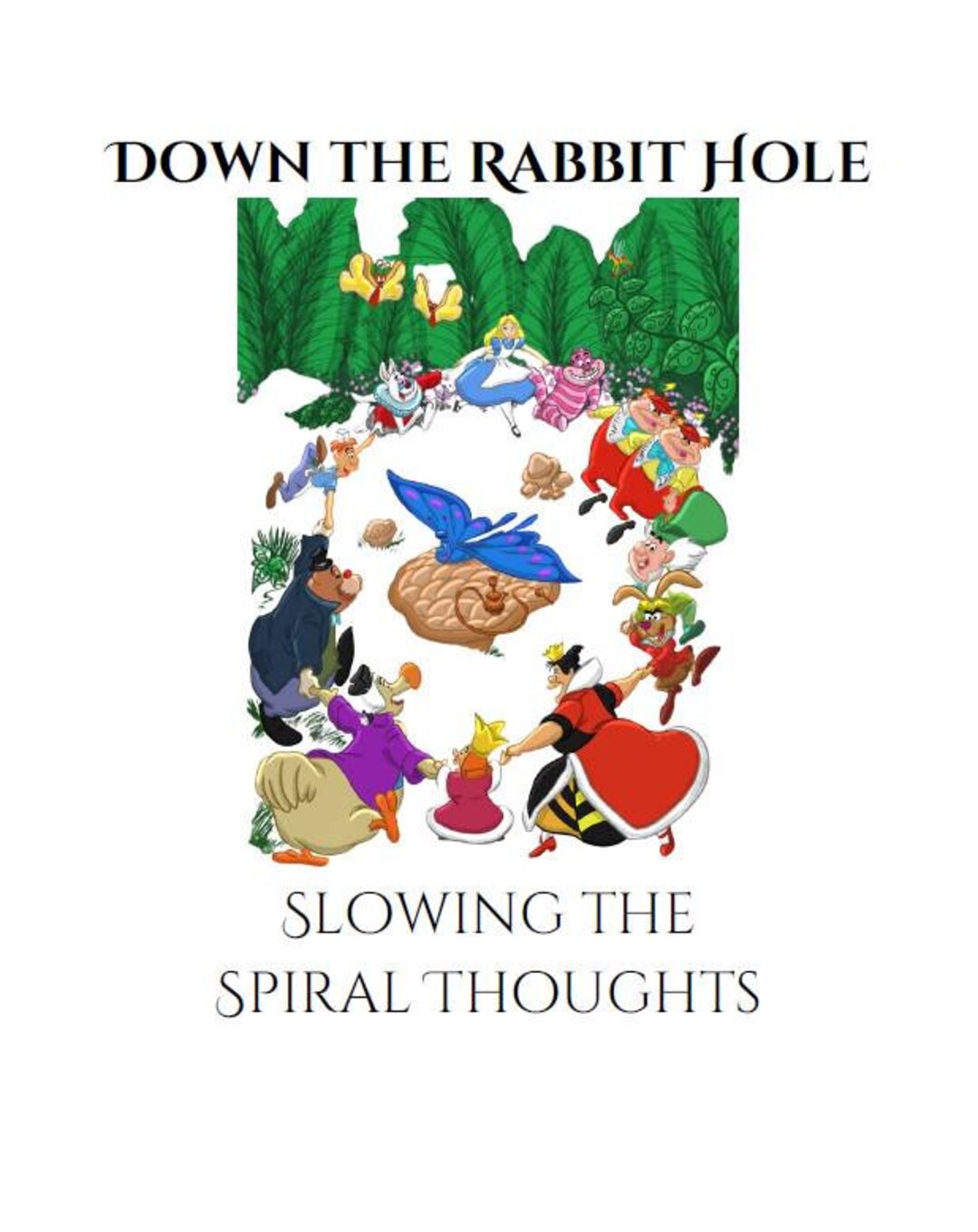 Down the Rabbit Hole Slowing the Spiraling Thoughts - Etsy