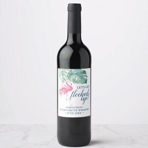Printed Custom Wine Labels, Self Stick, Waterproof, Scratch Proof ...