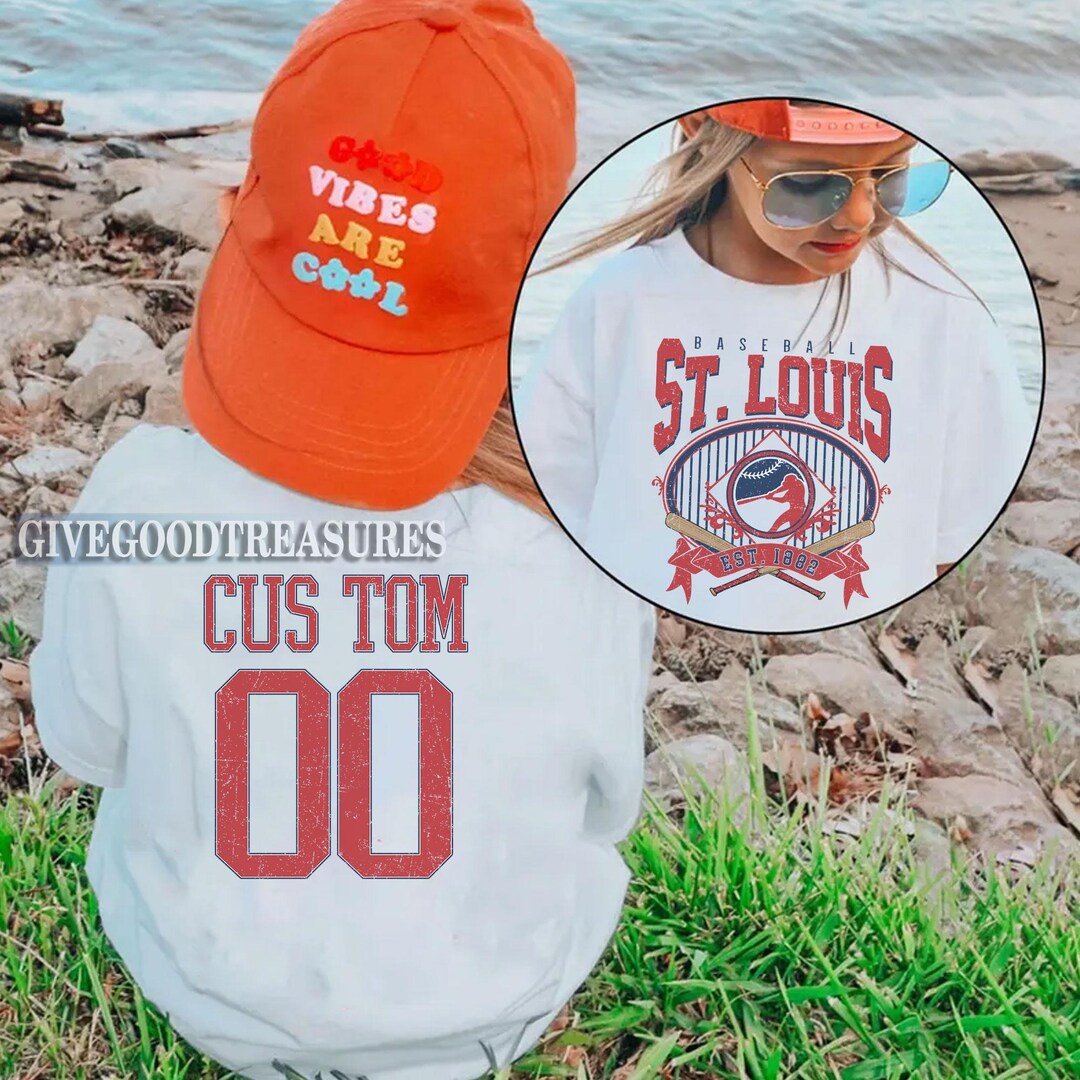 Personalized St. Louis Cardinal Baseball T-shirts for Adults and Kids ...