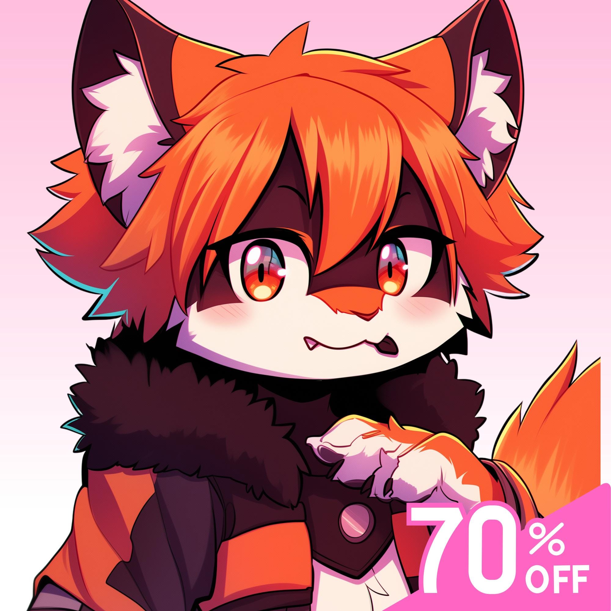 Custom Drawing Anime Character Furry Commission, Furry Avatar, Furry ...