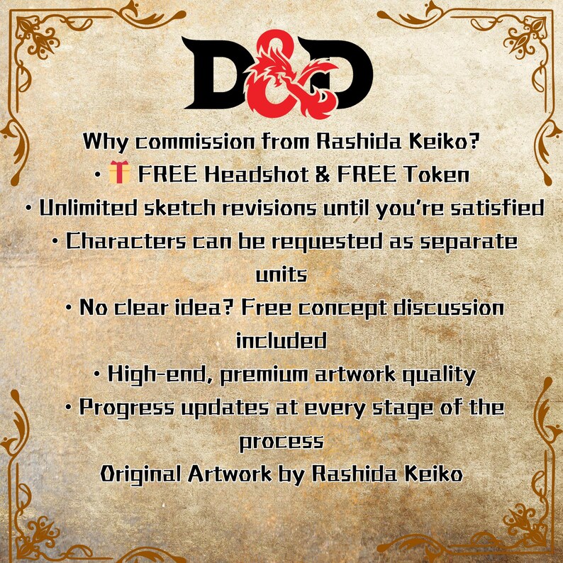 Custom Dnd Character Art | Dungeons & Dragons Fantasy RPG Illustration ...