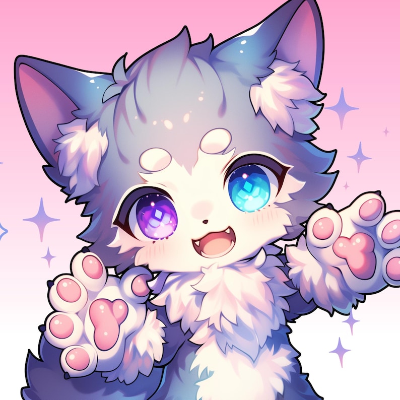 Custom Chibi Furry Character | Chibi Fursona Design, Furry Art & OC ...