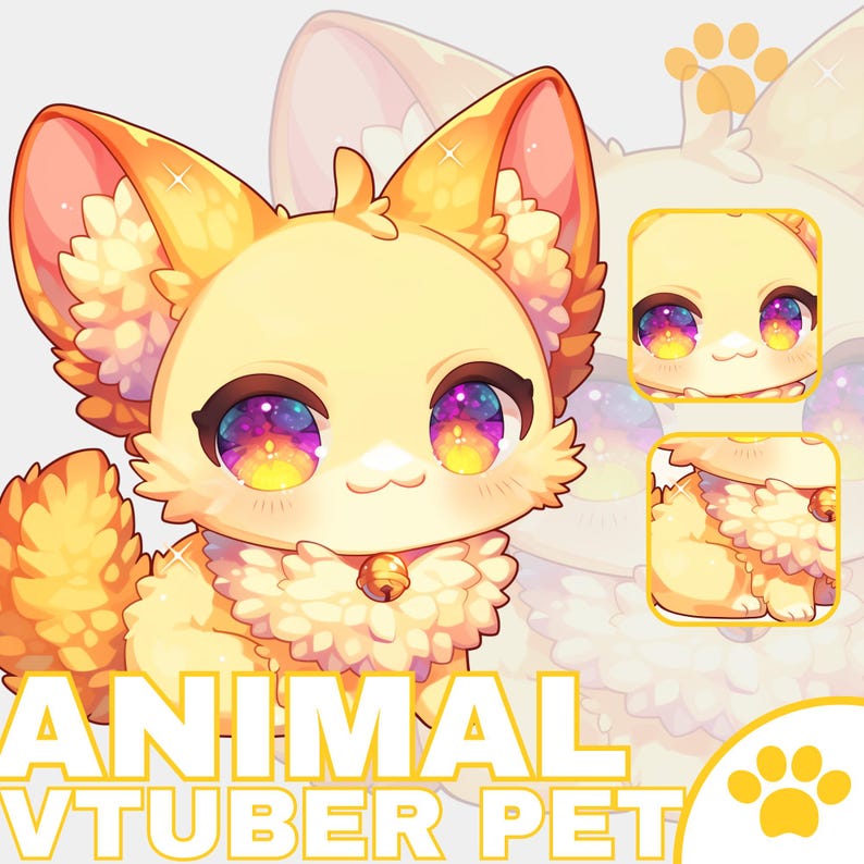 Custom Vtuber Mascot Animal Vtuber Pet Animal Vtuber Mascot Vtuber L2d ...