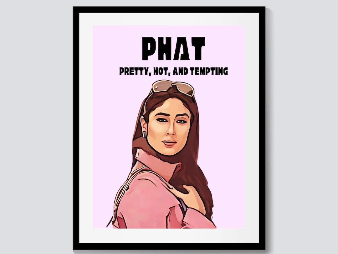 Kareena Kapoor as Poo Poster | K3G Bollywood Wall Art | PHAT, Pretty ...
