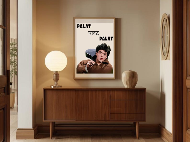Shah Rukh Khan Bollywood Poster | SRK |vintage Art | Palat | Dilwale ...
