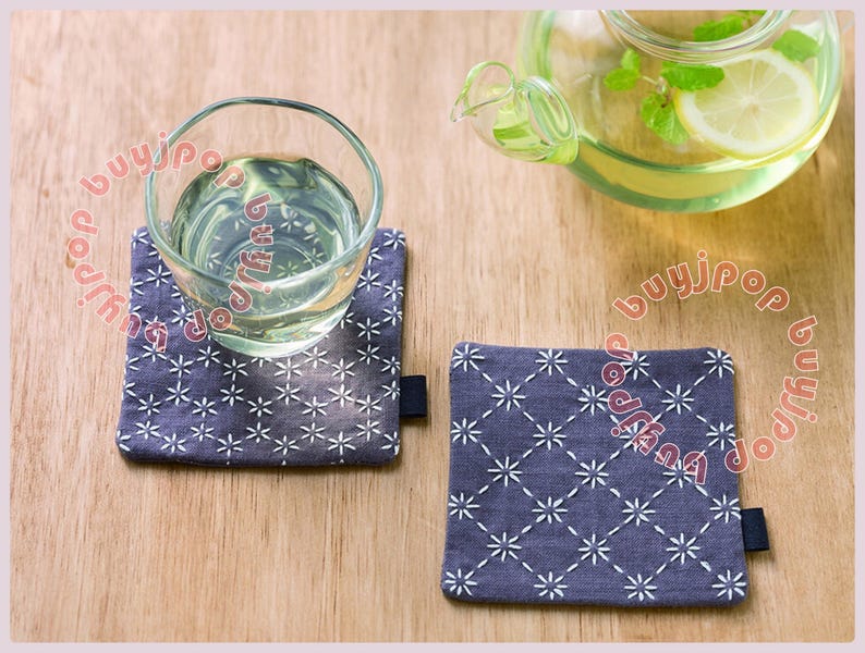 Sashiko Starter Kit - Japan Lecien Cosmo Hidamari Embroidery Pre ...
