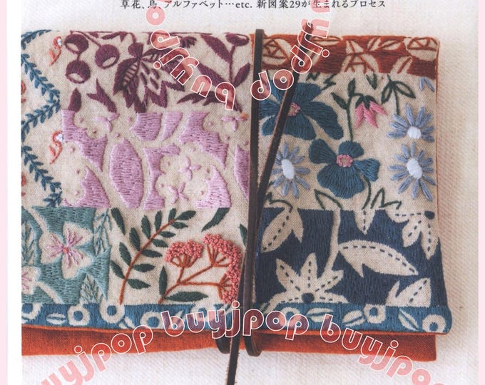 NEW Japanese Embroidery Craft Pattern Book Alice Makabe Embroidery ...