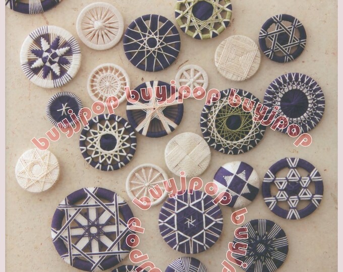 Japanese Craft Book How to Make Thread Covered Button Dorset Buttons ...