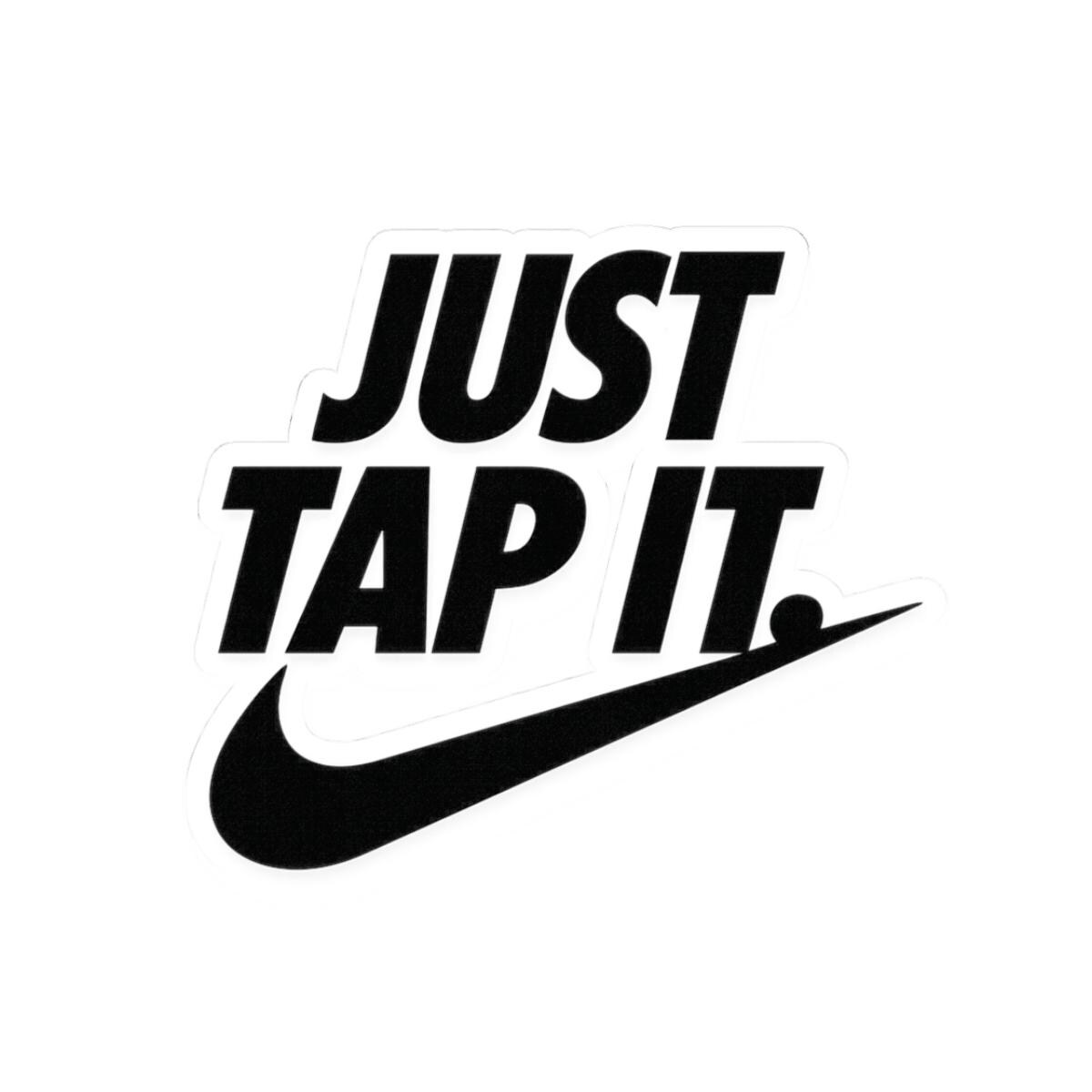 Just Tap It Sticker: Funny BJJ Vinyl Decal - Etsy
